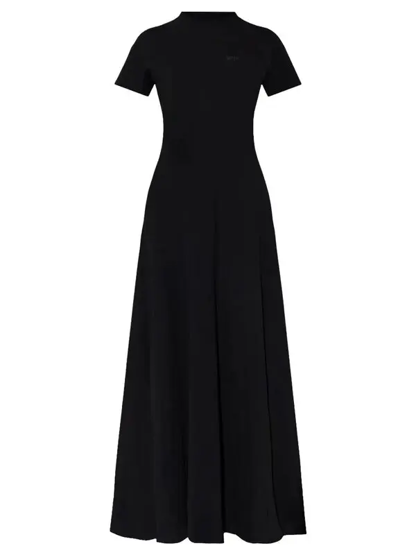 Vetements Flared Maxi Dress - Black