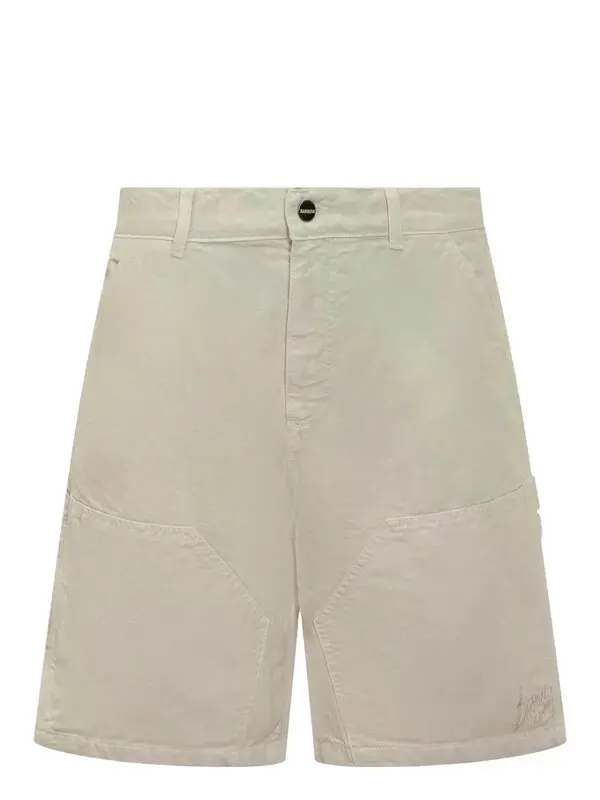 BARROW Canvas Bermuda Shorts - Neutrals