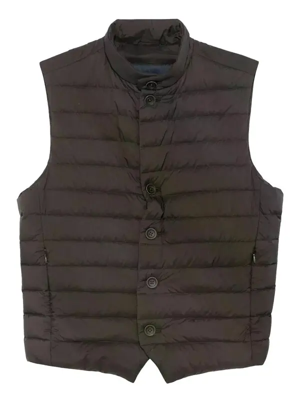 Herno Padded Gilet - Brown