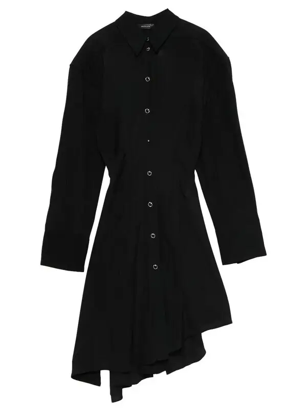 MUGLER Open-back Mini Dress - Black