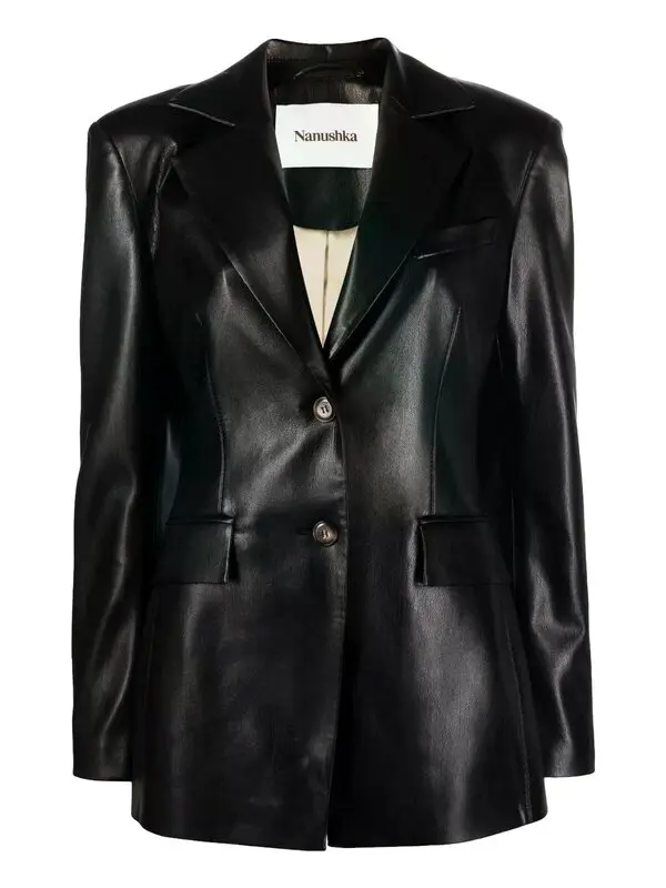 Nanushka Hathi Single-breasted Blazer - Black