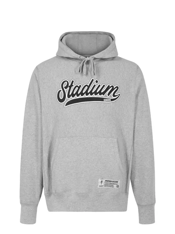 STADIUM GOODS Script Logo Hoodie - Grey