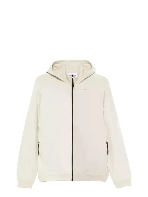 Stone Island Compass-motif Hoodie - Neutrals