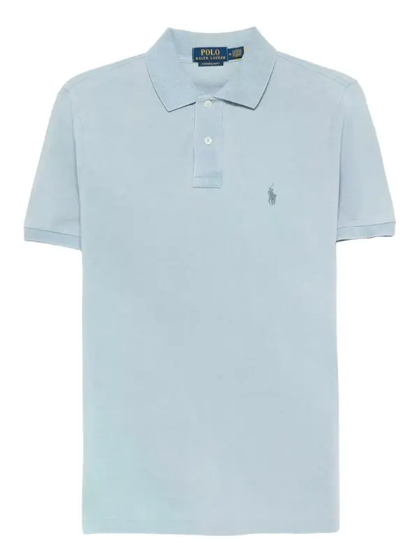 Polo Ralph Lauren Embroidered Polo Shirt - Blue