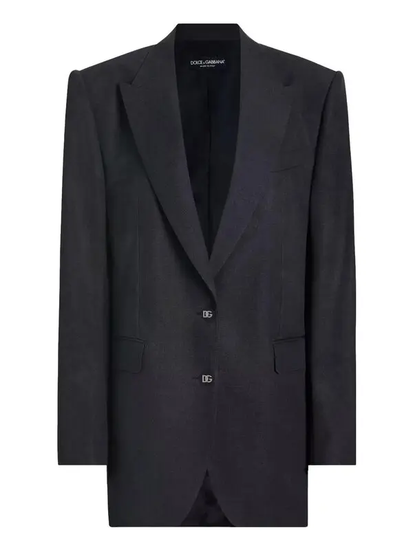 Dolce & Gabbana Single-breasted Blazer - Grey