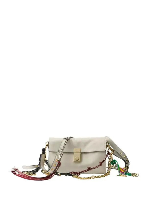 Prada Small Soft Sound Shoulder Bag - White