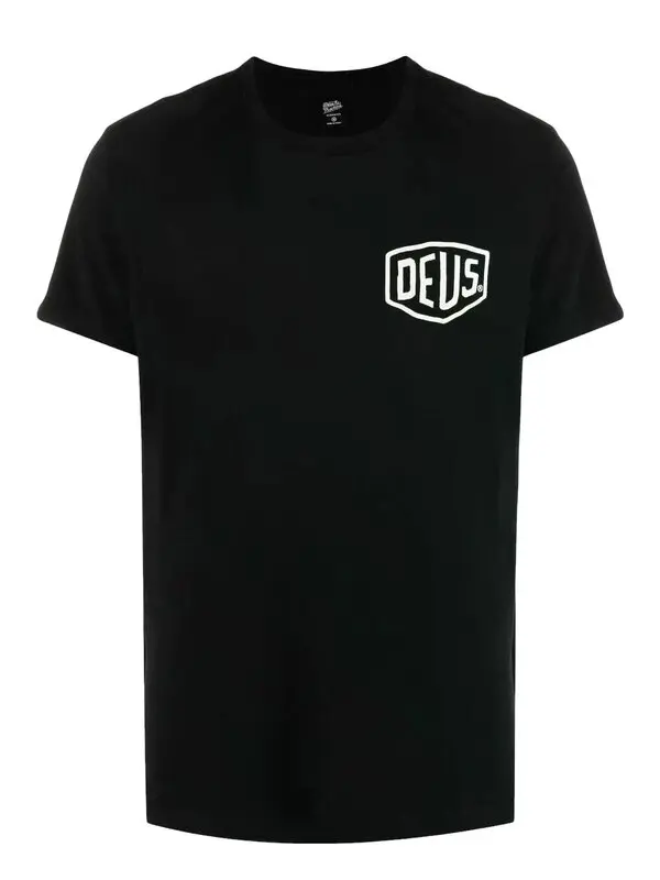 Deus Ex Machina Biarritz Address T-shirt - Black