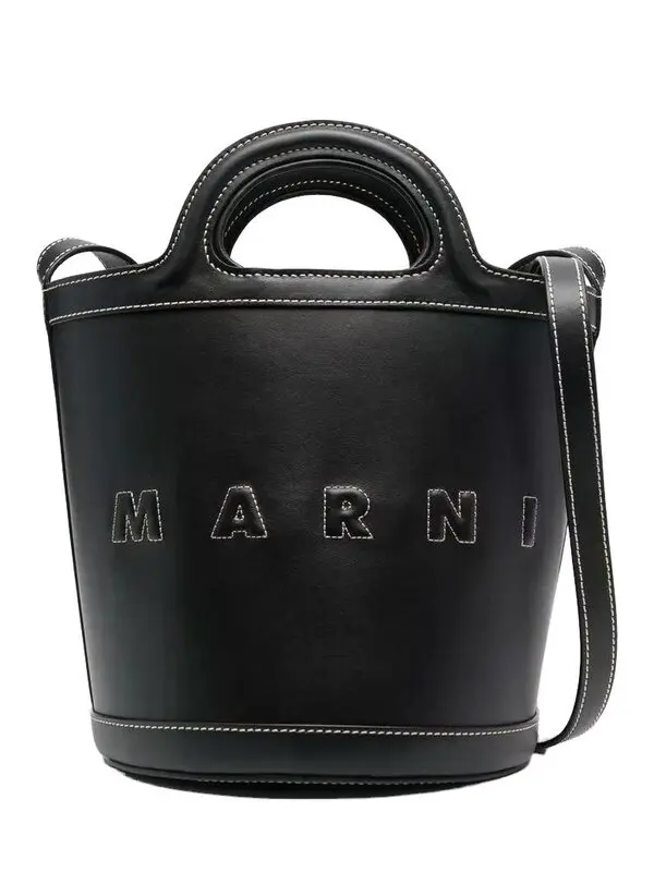 Marni Tropicalia Small Bucket Bag - Black