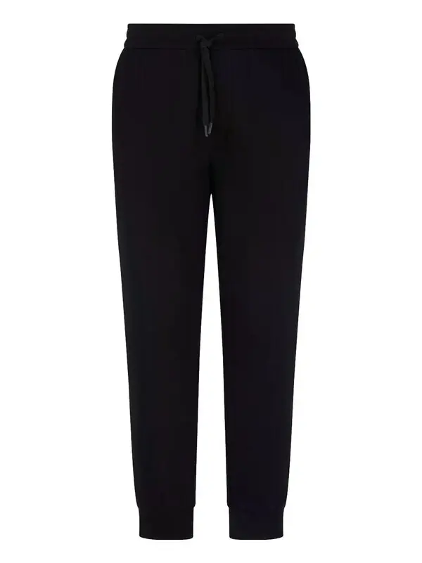 Armani Exchange Logo-embroidered Track Pants - Black