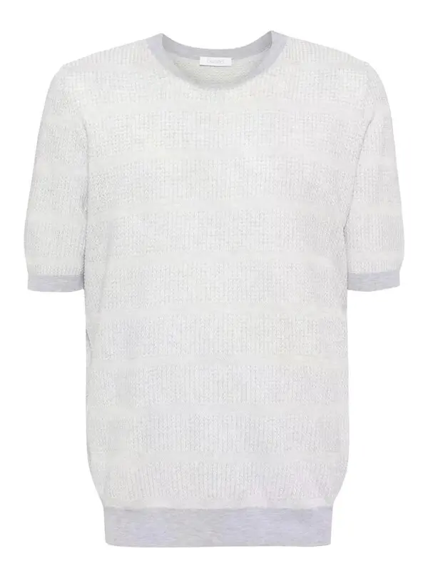 CRUCIANI Short-sleeved Jumper - Grey