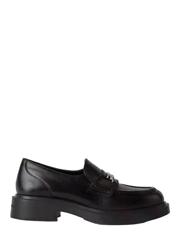 Karl Lagerfeld Macie Signia Rhinestone-embellished Loafers - Black