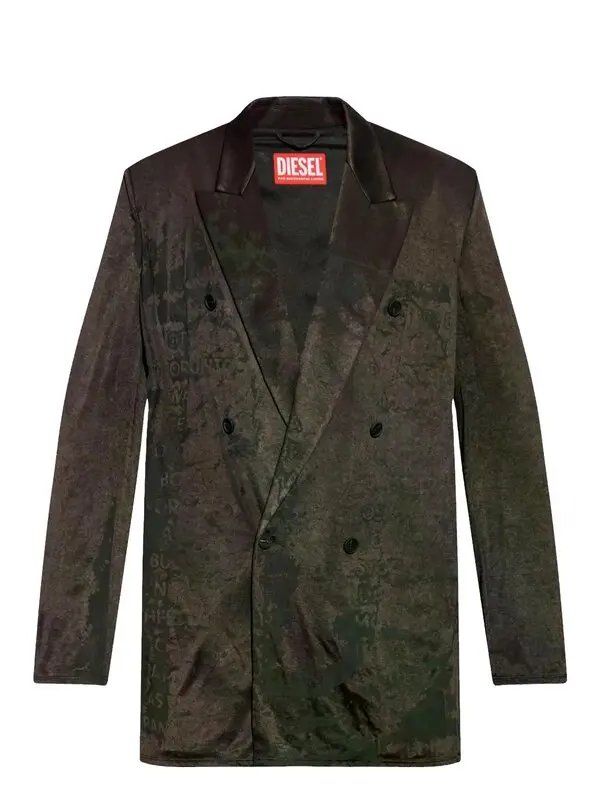 DIESEL® Double-breasted Blazer - Brown