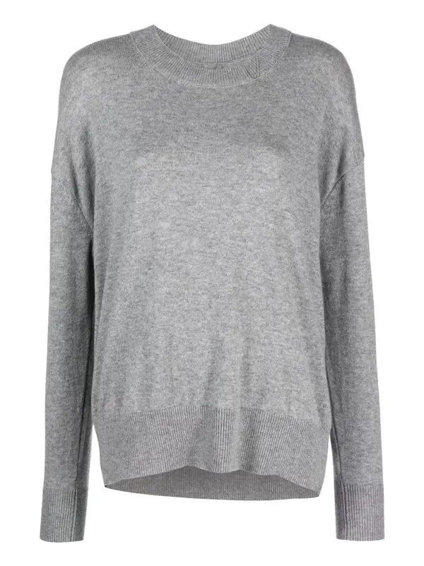 Max & Moi Phedra Cashmere Jumper - Grey