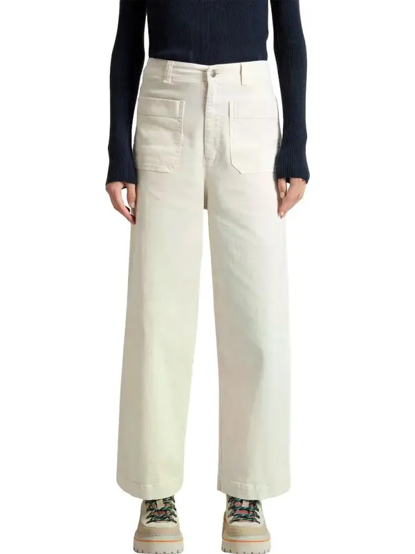Woolrich Utility Pockets Trousers - Neutrals