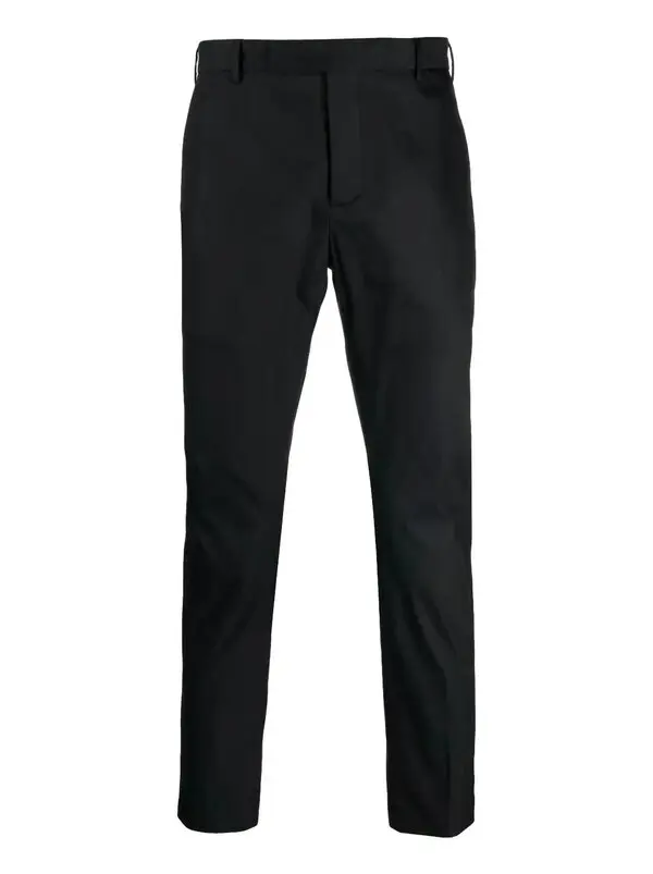 PT TORINO Slim-cut Tailored Trousers - Black