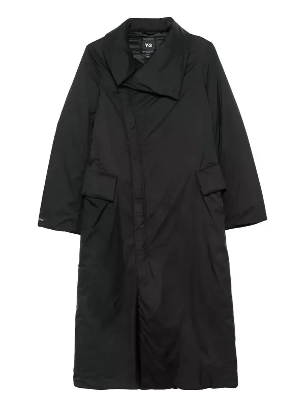 Y3 Padded Coat - Black