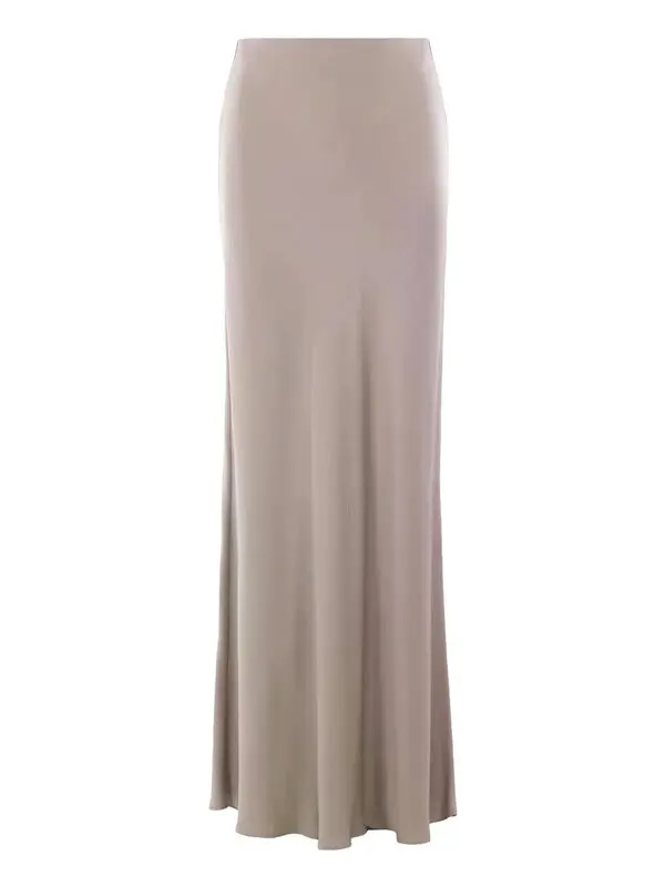 Brunello Cucinelli Satin Mermaid Skirt - Neutrals