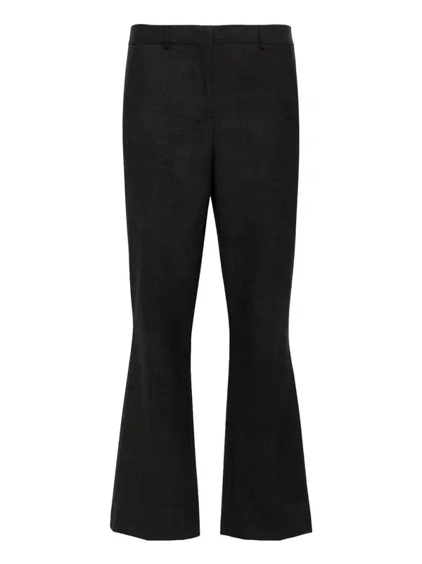 SEMICOUTURE Slim-leg Cropped Trousers - Grey
