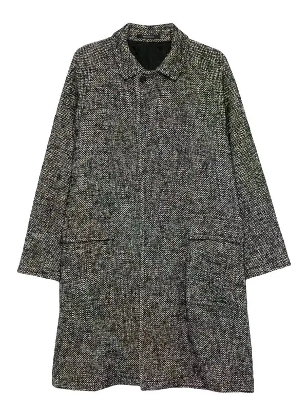 Tagliatore Notched-collar Single-breasted Coat - Black
