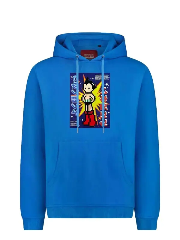 MOSTLY HEARD RARELY SEEN 8-BIT Astro Cover Hoodie - Blue