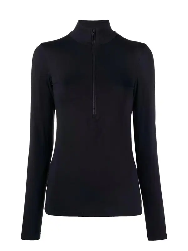 Fusalp Logo-patch Zip-fastening Top - Blue