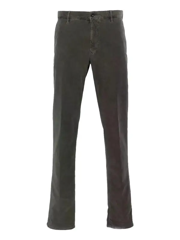 Incotex Slim-cut Chino Trousers - Grey