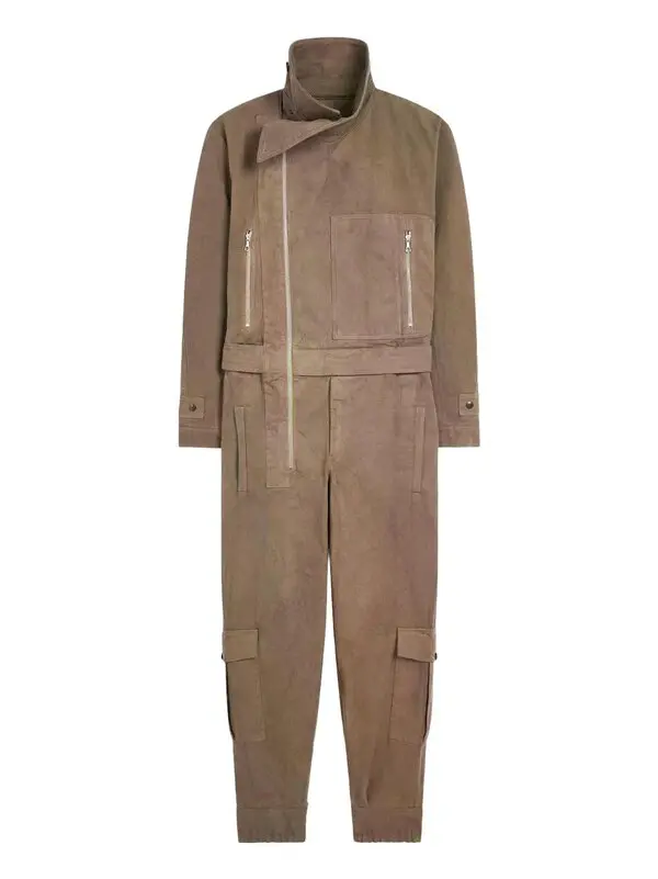 Dries Van Noten Aviator Jumpsuit - Neutrals