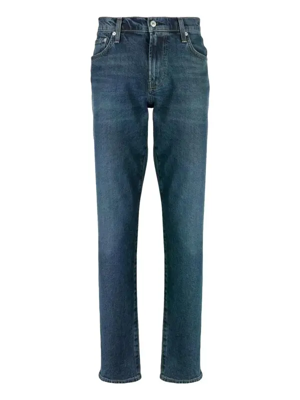 Citizens Of Humanity Straight-leg Lyocell Blend Trousers - Blue