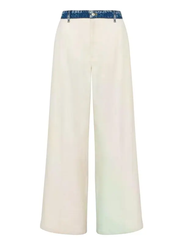 Moschino Wide-leg Trousers - Neutrals