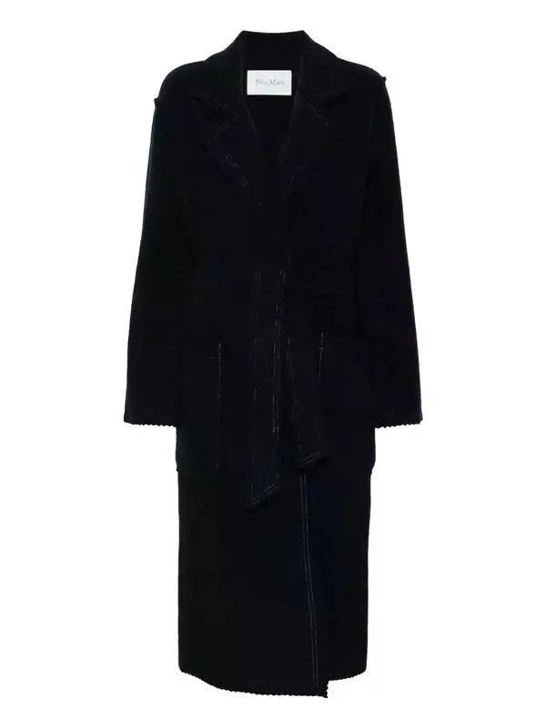 Max Mara Jene Wool-cashmere Coat - Blue