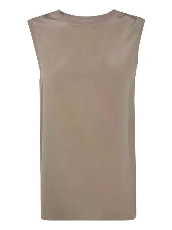 JOSEPH Sleeveless Silk Top - Neutrals