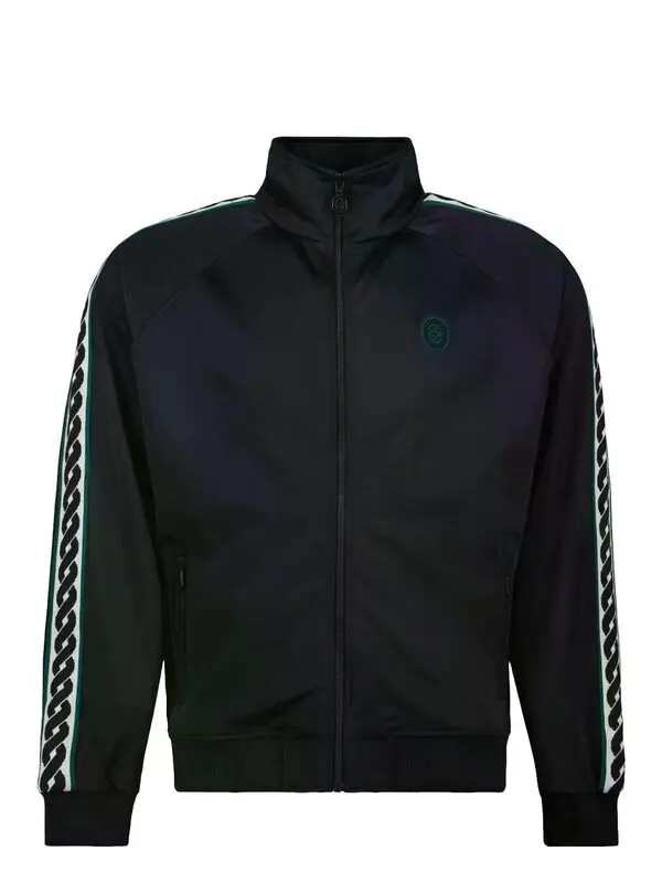 Drole De Monsieur Embroidered-logo Cardigan - Black