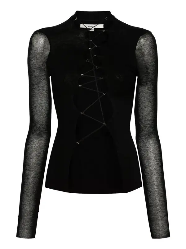 MANURI Jamie Blouse - Black