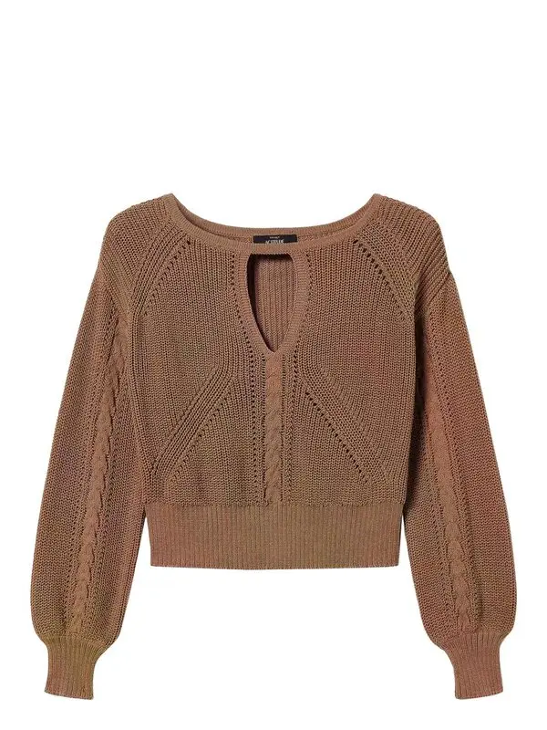 TWINSET Cut-out Jumper - Brown