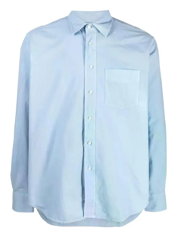 Aspesi Long-sleeve Cotton Shirt - Blue