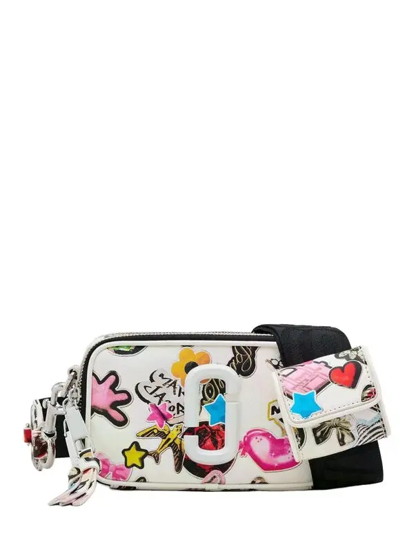 Marc Jacobs The Sticker Snapshot Crossbody Bag - White