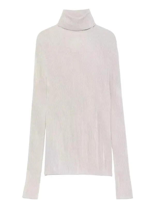 Fabiana Filippi Lamé Sweater - Grey