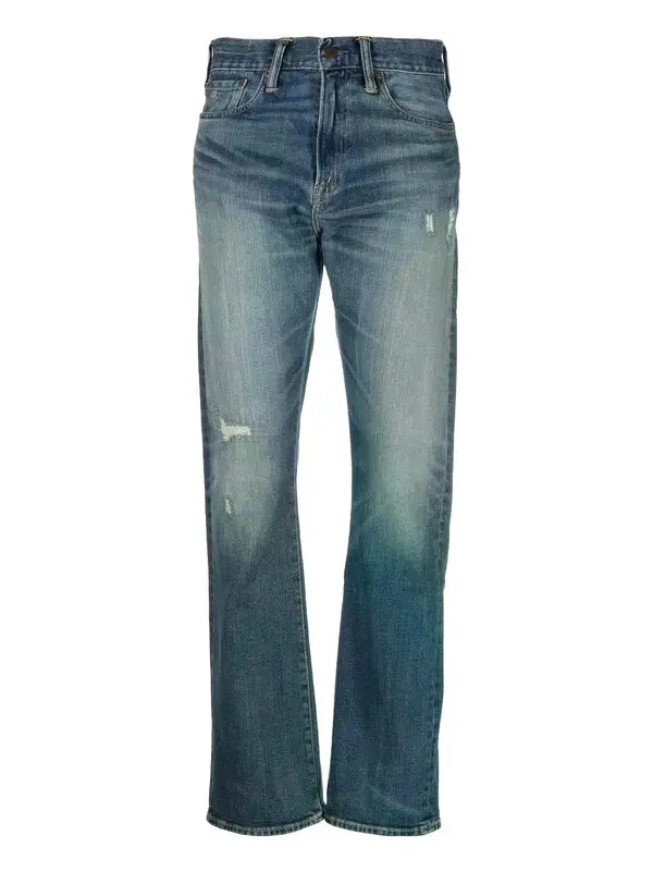 Ralph Lauren Stonewash Bootcut Jeans - Blue