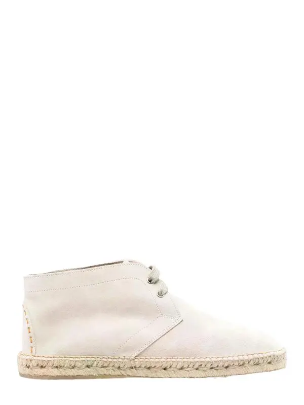 SCAROSSO Mojave Suede Espadrilles - Neutrals