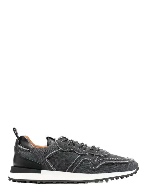 BUTTERO® Panelled Low-top Sneakers - Grey