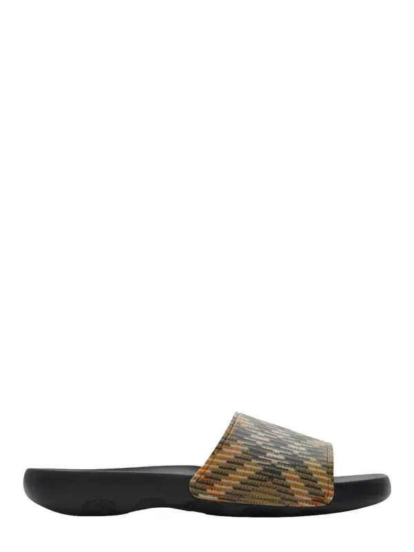 Burberry Classic Check Slides - Neutrals