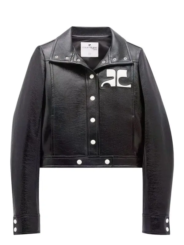 COURREGES Reedition Vinyl Jacket - Black