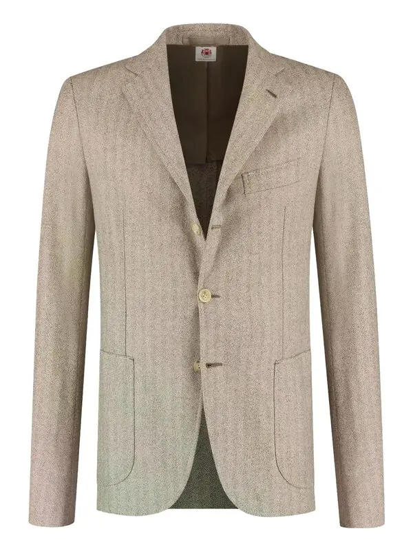 LUIGI BORRELLI Striped Blazer - Neutrals
