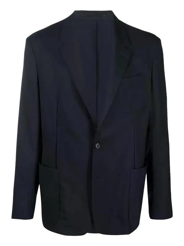 Paul Smith Darted Single-breast Wool Blazer - Blue