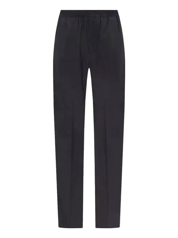 Givenchy Elasticated-waist Straight-leg Trousers - Blue