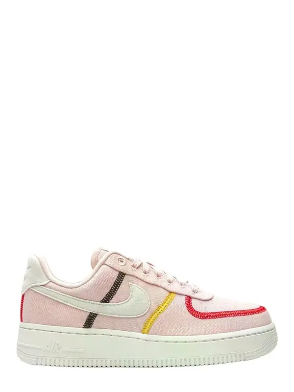 Nike Air Force 1 '07 Lx Stitched Canvas Sneakers - Pink