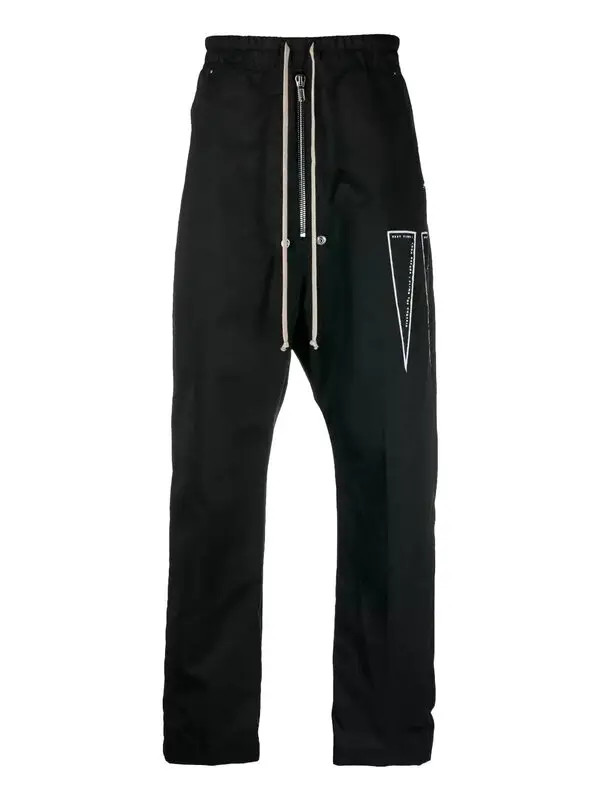 Rick Owens Drop-crotch Trousers - Black