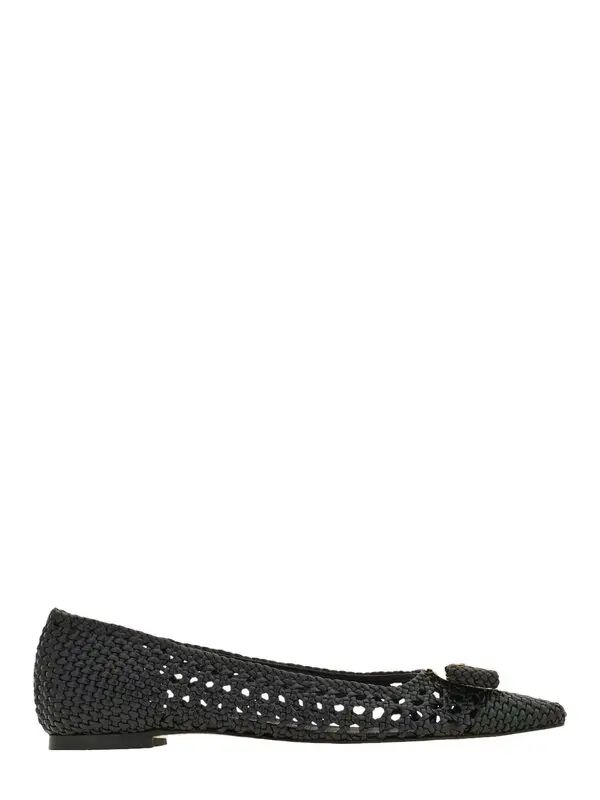 FERRAGAMO Vara Ballerinas - Black