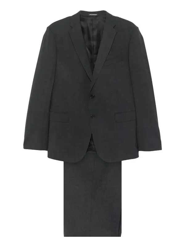 Emporio Armani Single-breasted Slim Suit - Grey