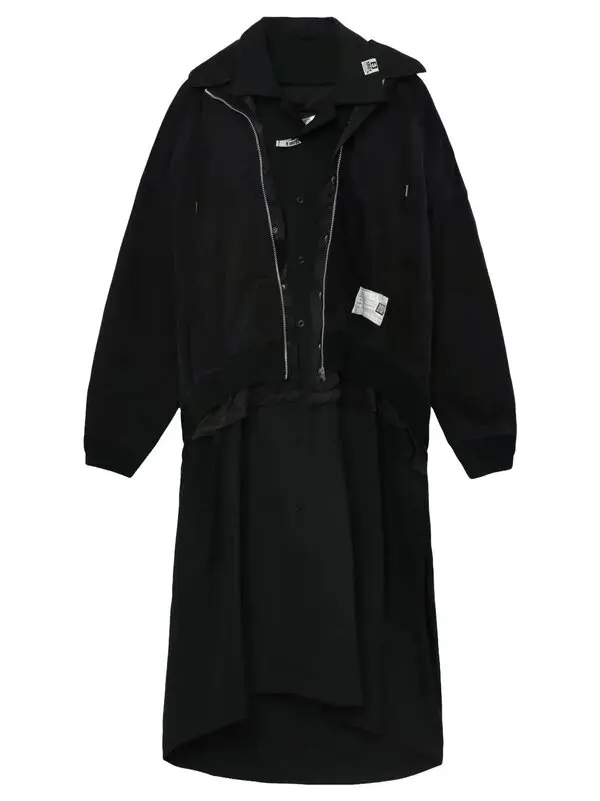 Mihara Yasuhiro Triple-layered Dress - Black